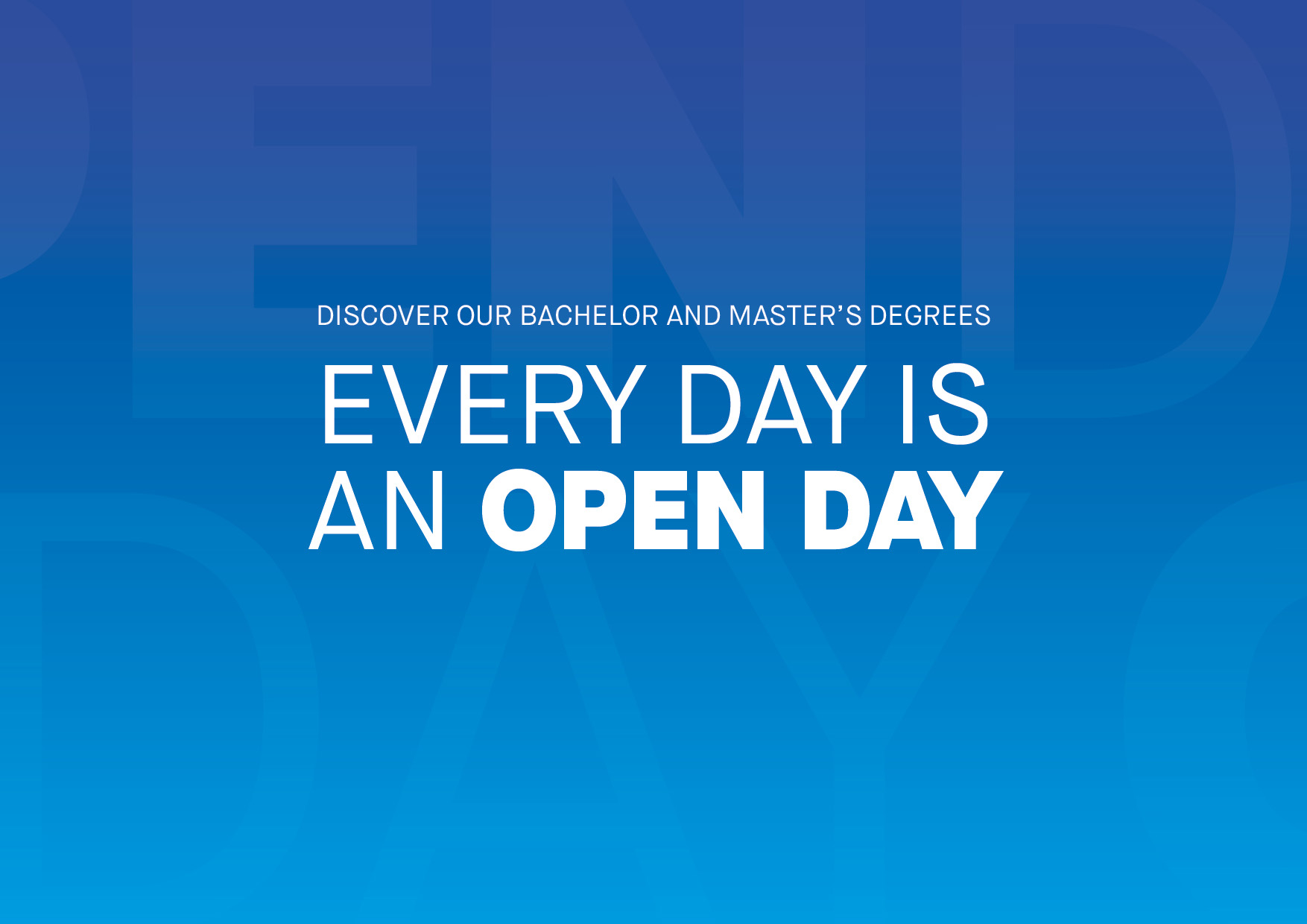 Every day is an Open Day - H-FARM College